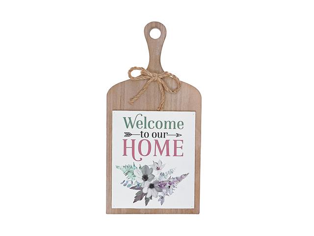 WELCOME TO OUR HOME PADDLE SIGN - IH Casadecor