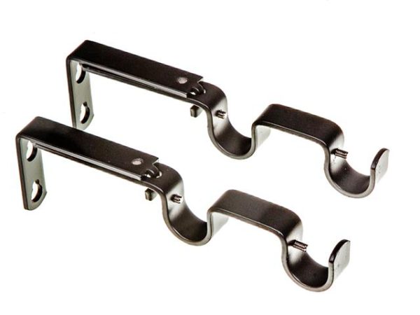 16/19MM DOUBLE EXTENDABLE BRACKET SET (BLACK) - IH Casadecor