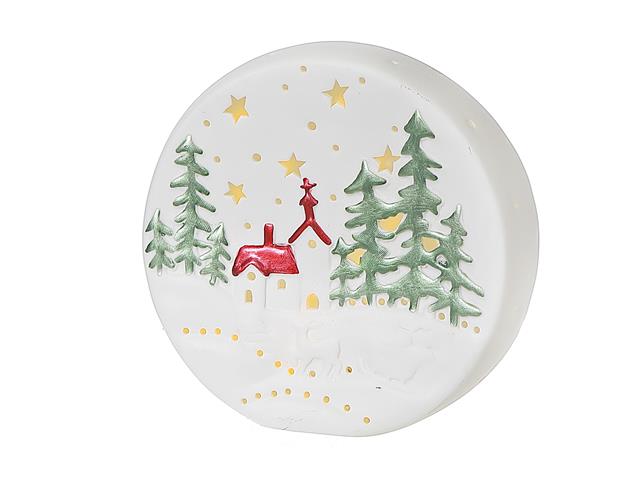 LED ROUND CERAMIC SCENIC DÉCOR (LARGE) - IH Casadecor